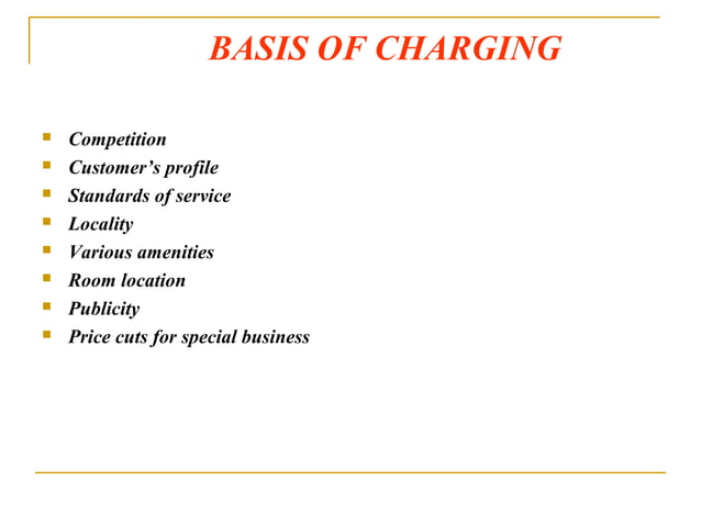 Types of rack rates | PPT