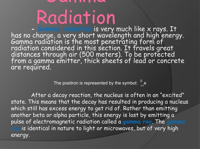 Types of radiation | PPTX | Physics | Science