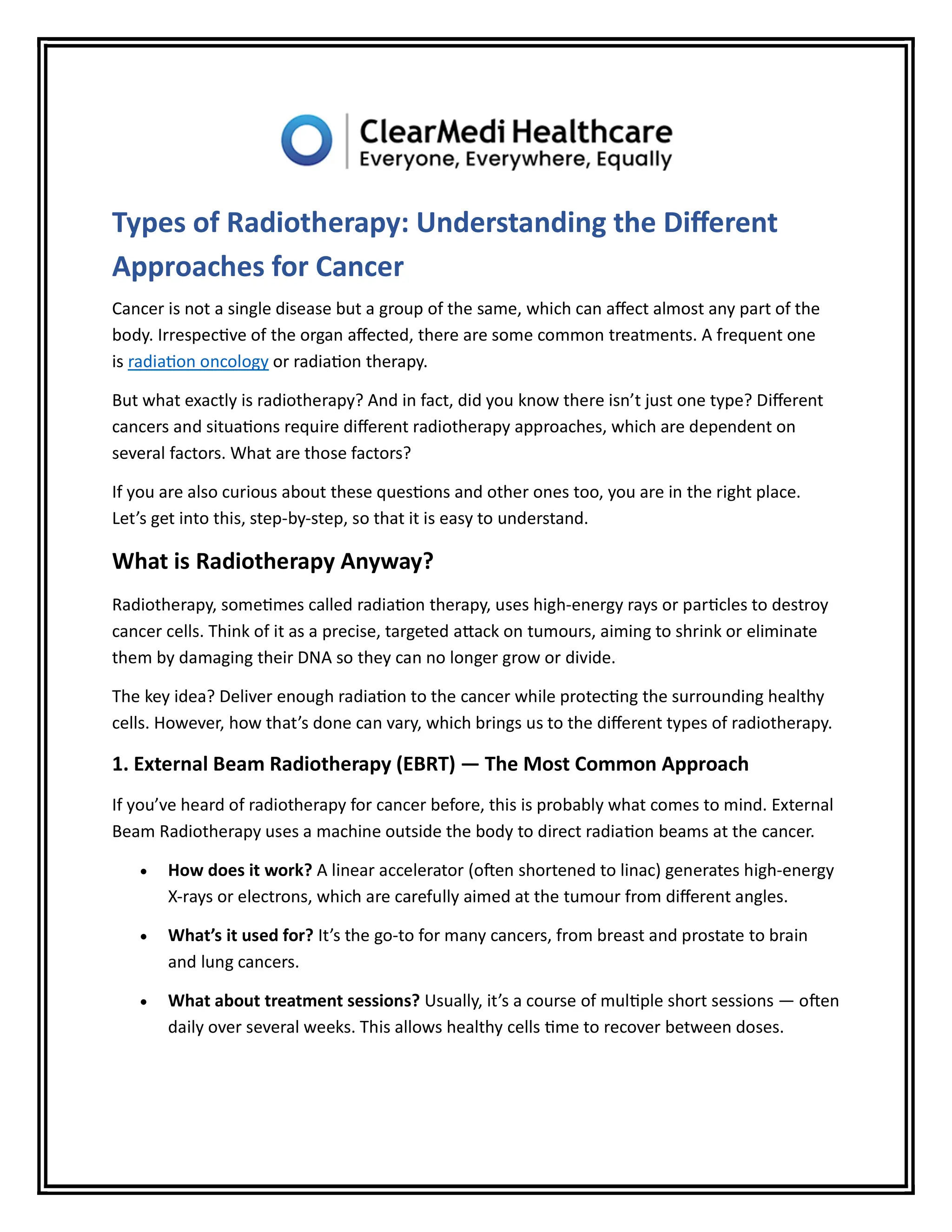 Types of Radiotherapy Understanding the Different Approaches for Cancer.pdf