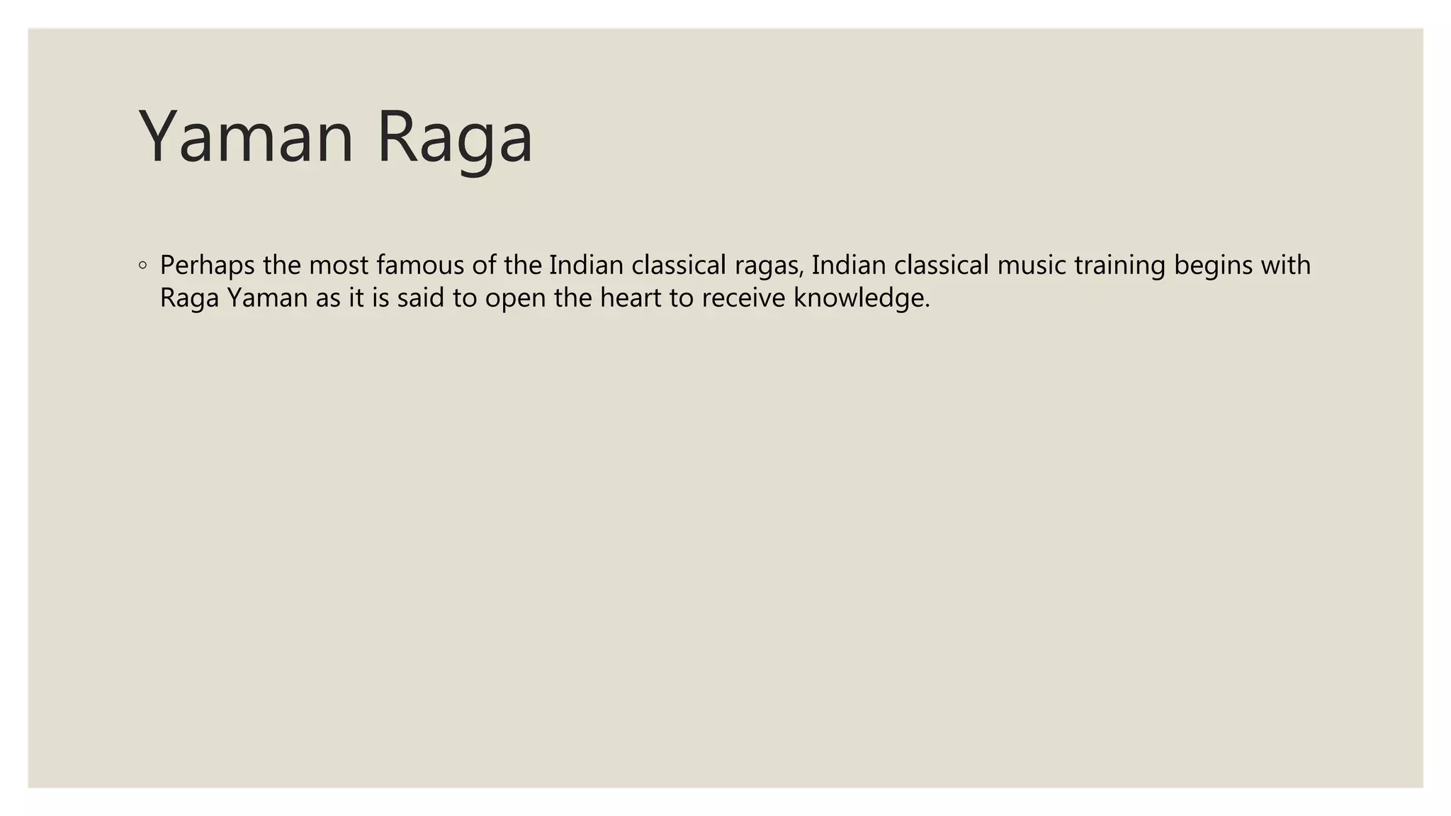 Types of ragas and its benefits | PPTX