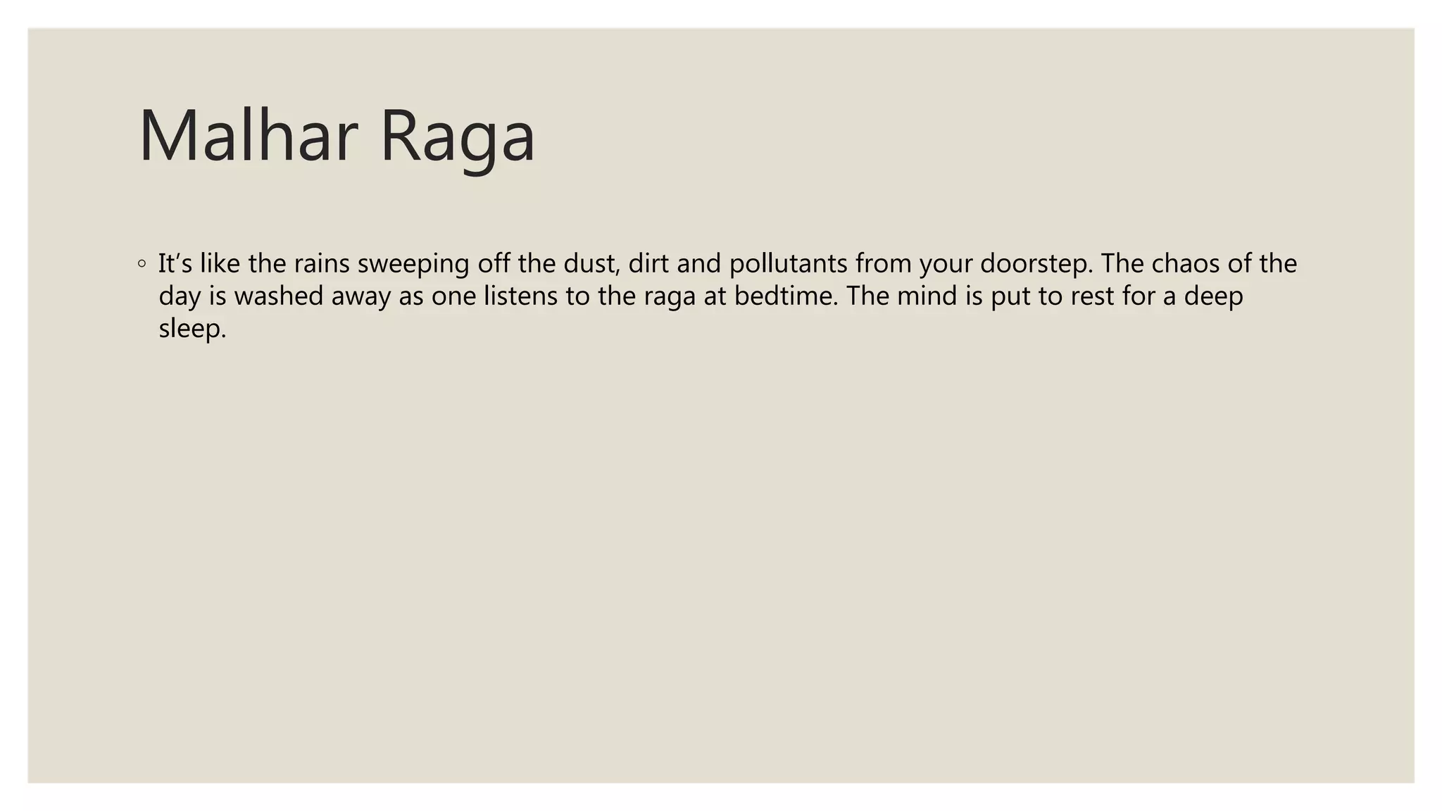 Types of ragas and its benefits | PPTX
