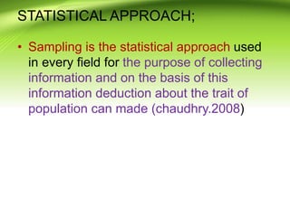 Types of random sampling | PPTX