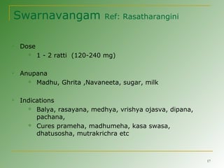 Types of rasakalpas in Rasashastra | PPT