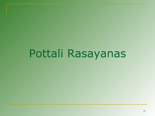 Types of rasakalpas in Rasashastra | PPT