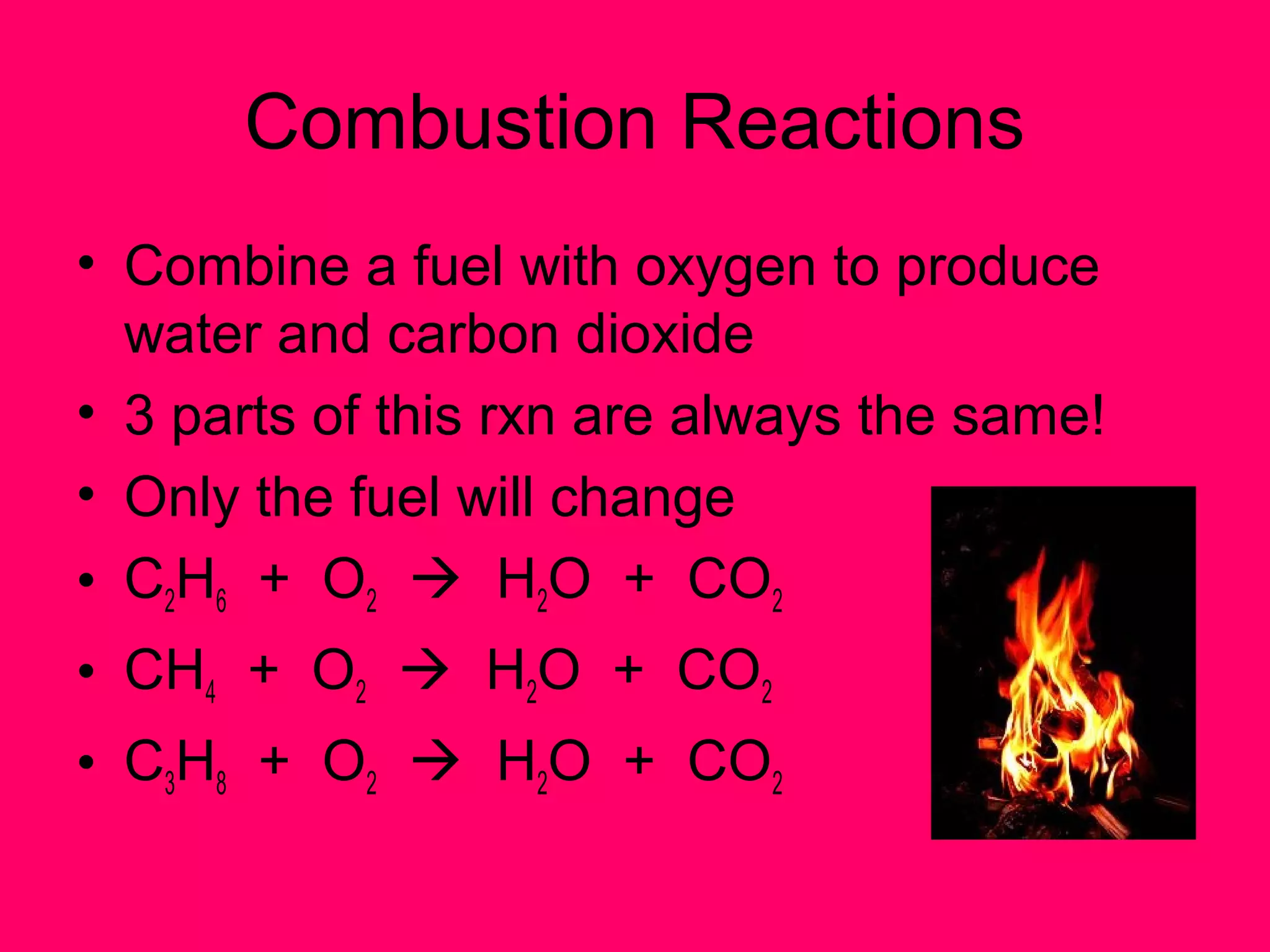 Types of reactions | PPT | Chemistry | Science