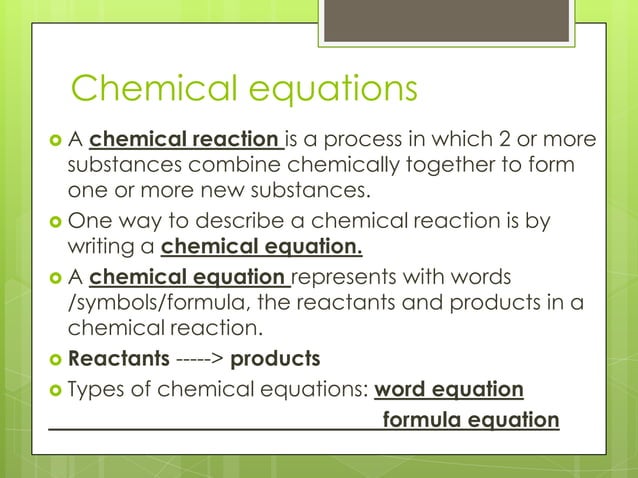 types of chemical reactions | PPTX | Chemistry | Science