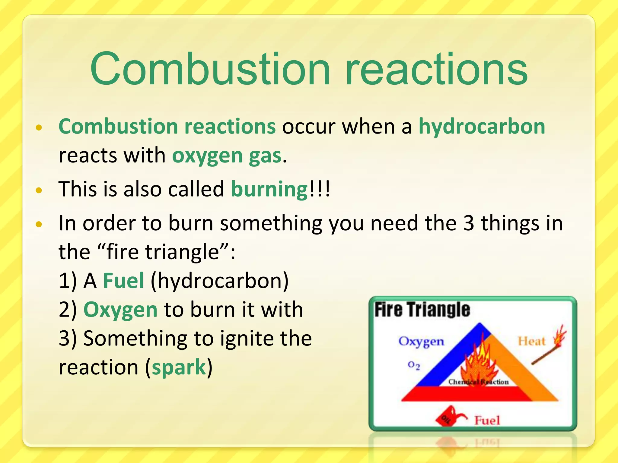 Types of reactions year 10 | PPTX