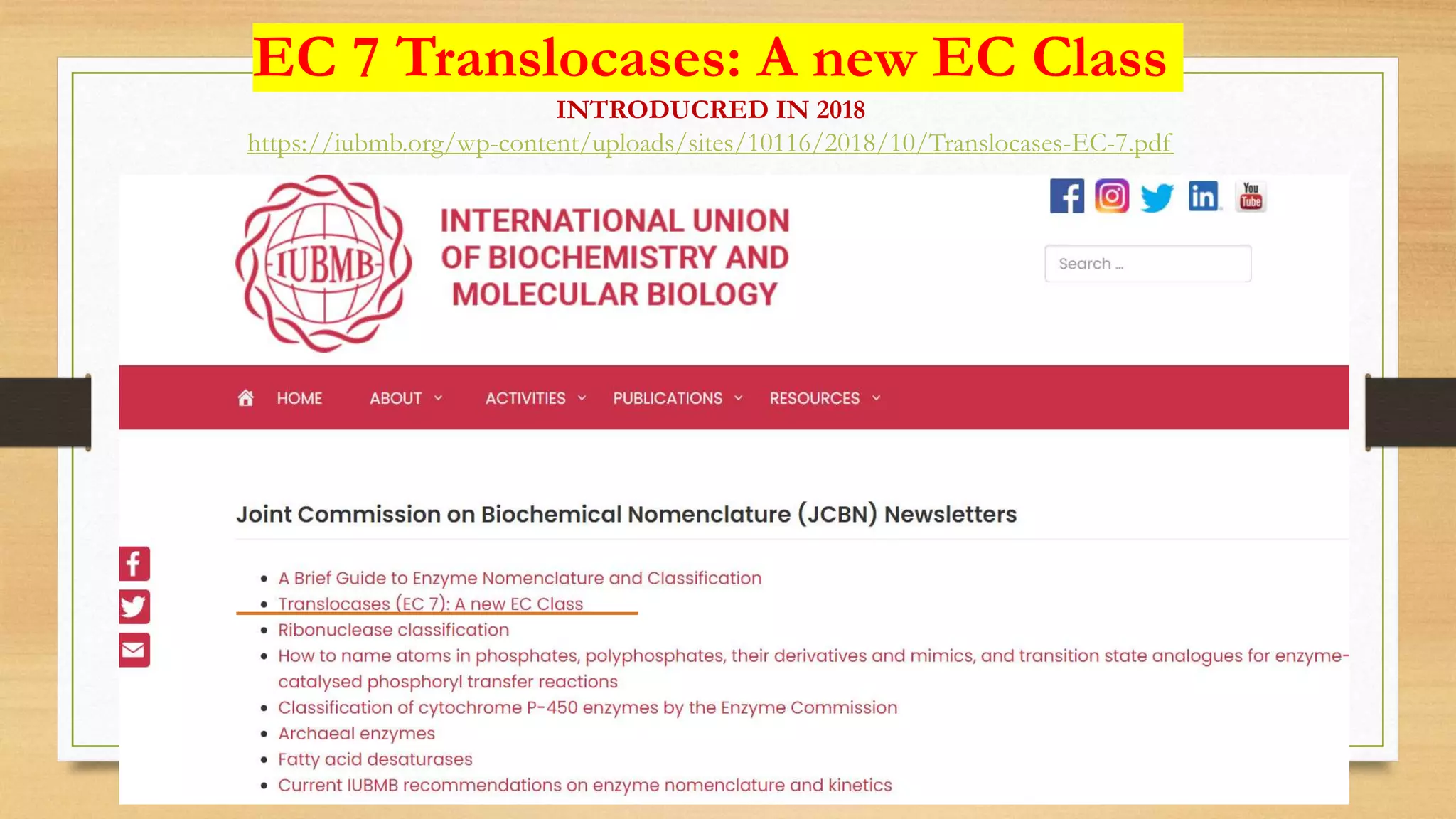 Types of reactions in biological system and enzyme classification ...