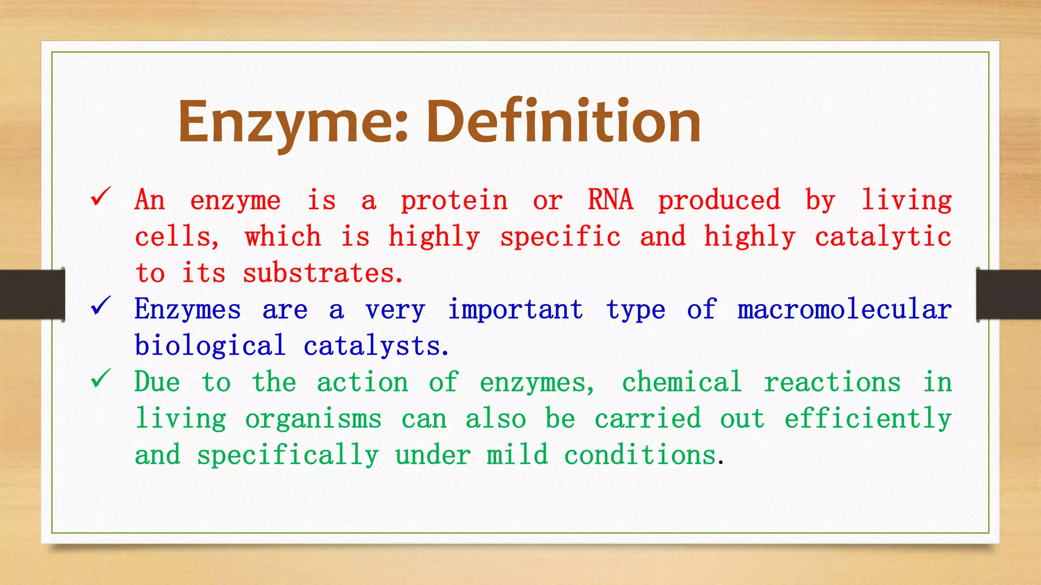 Types of reactions in biological system and enzyme classification ...