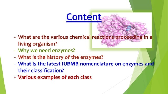 Types of reactions in biological system and enzyme classification ...