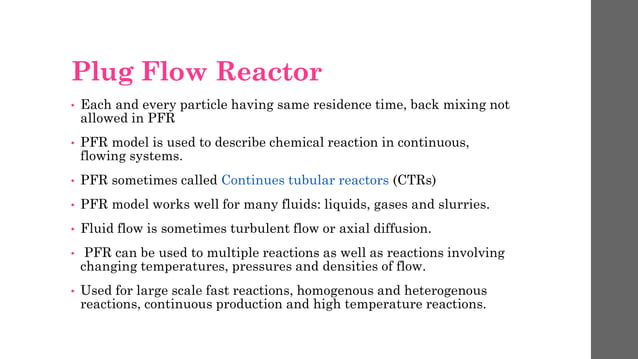 Types of reactor | PDF | Chemistry | Science