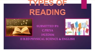 Types of reading | PPTX