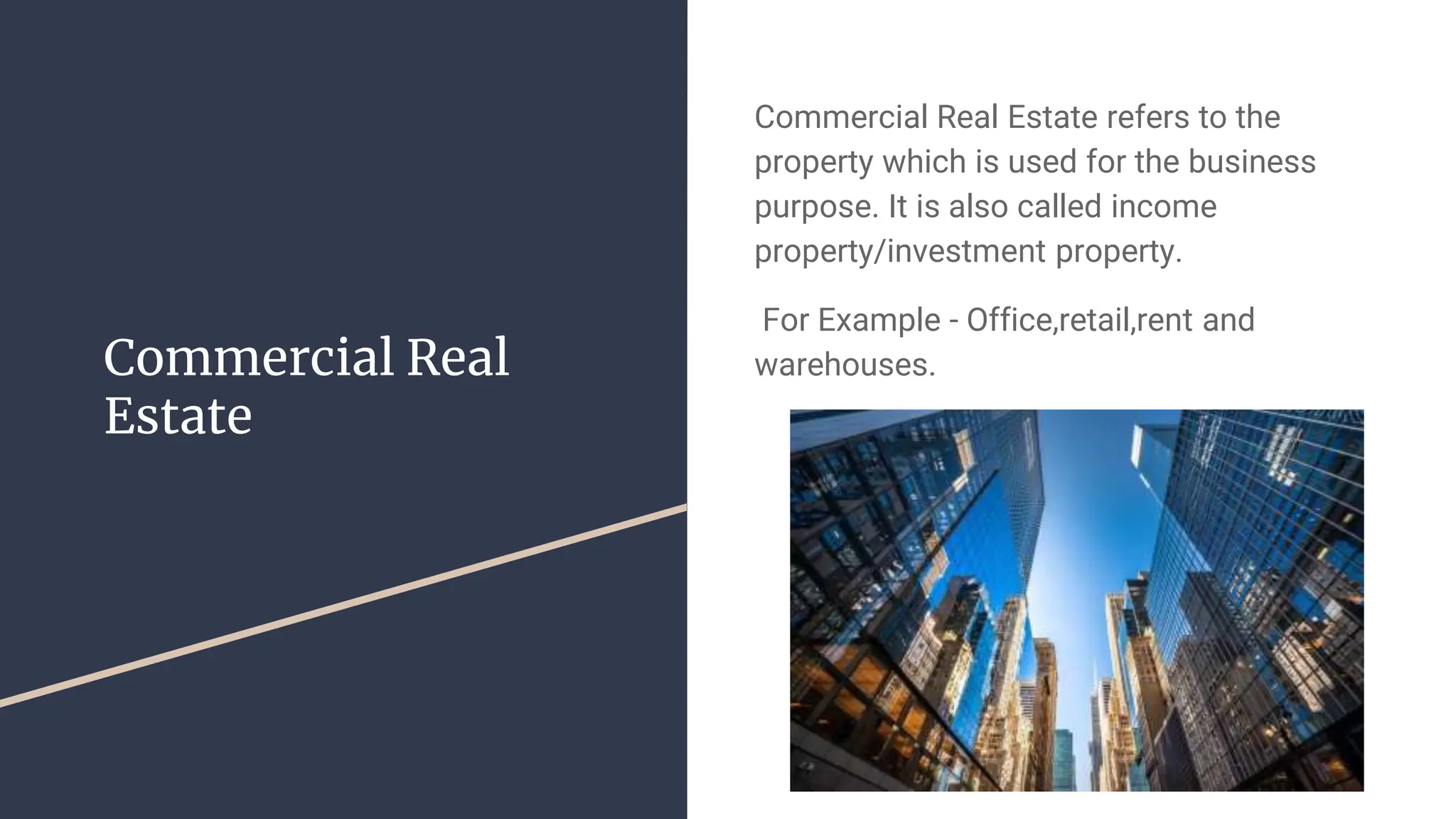 Major Five Categories of real estate.pptx | Apartments | Real Estate