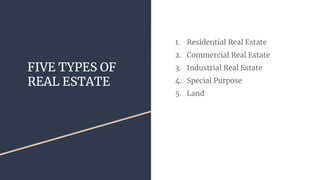 Major Five Categories of real estate.pptx