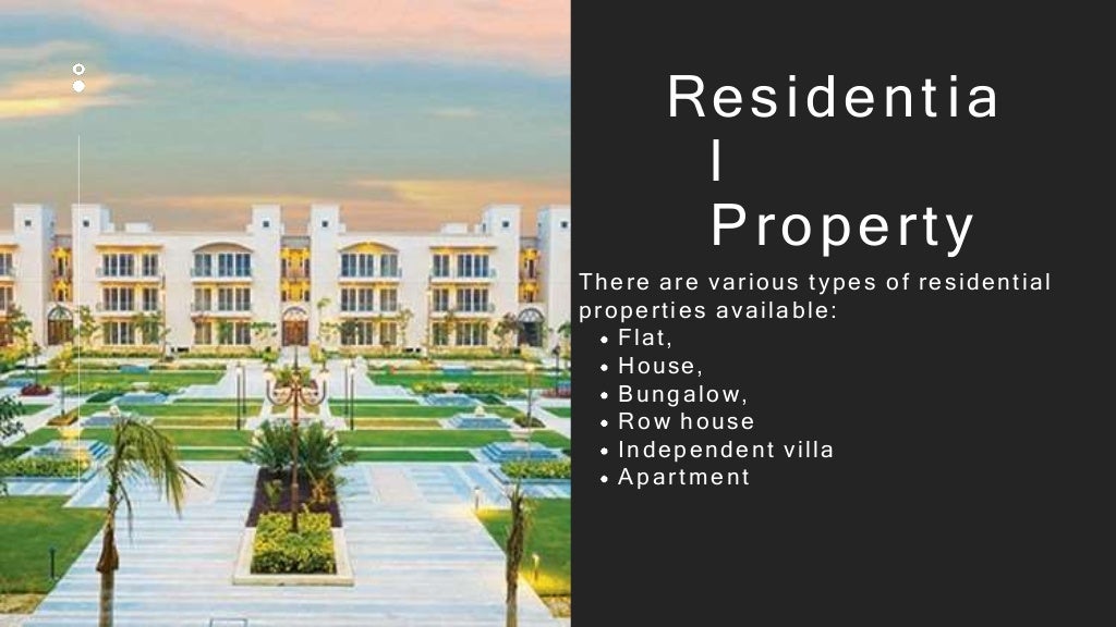 Types of Real estate properties | PPTX