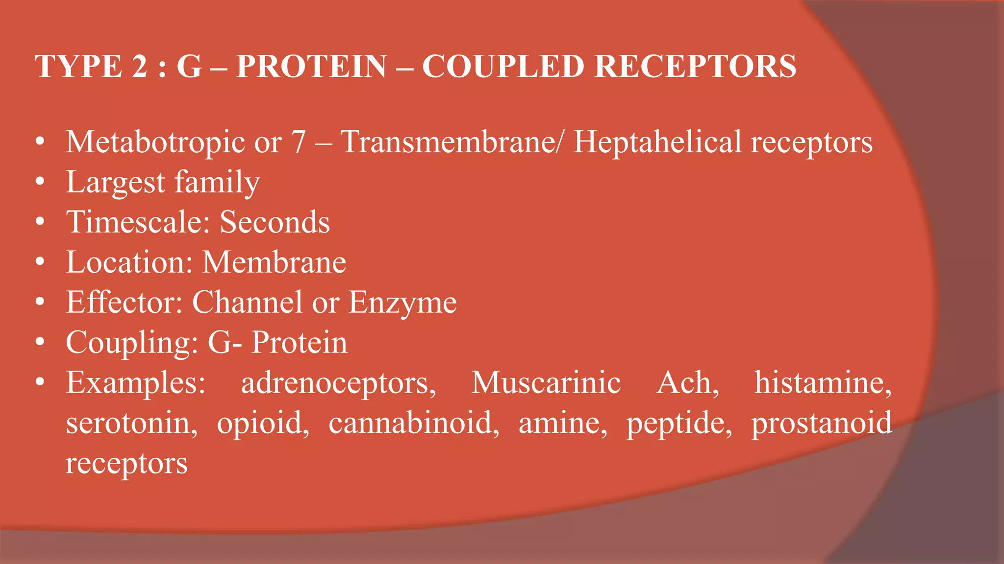 Types of receptor | PPTX