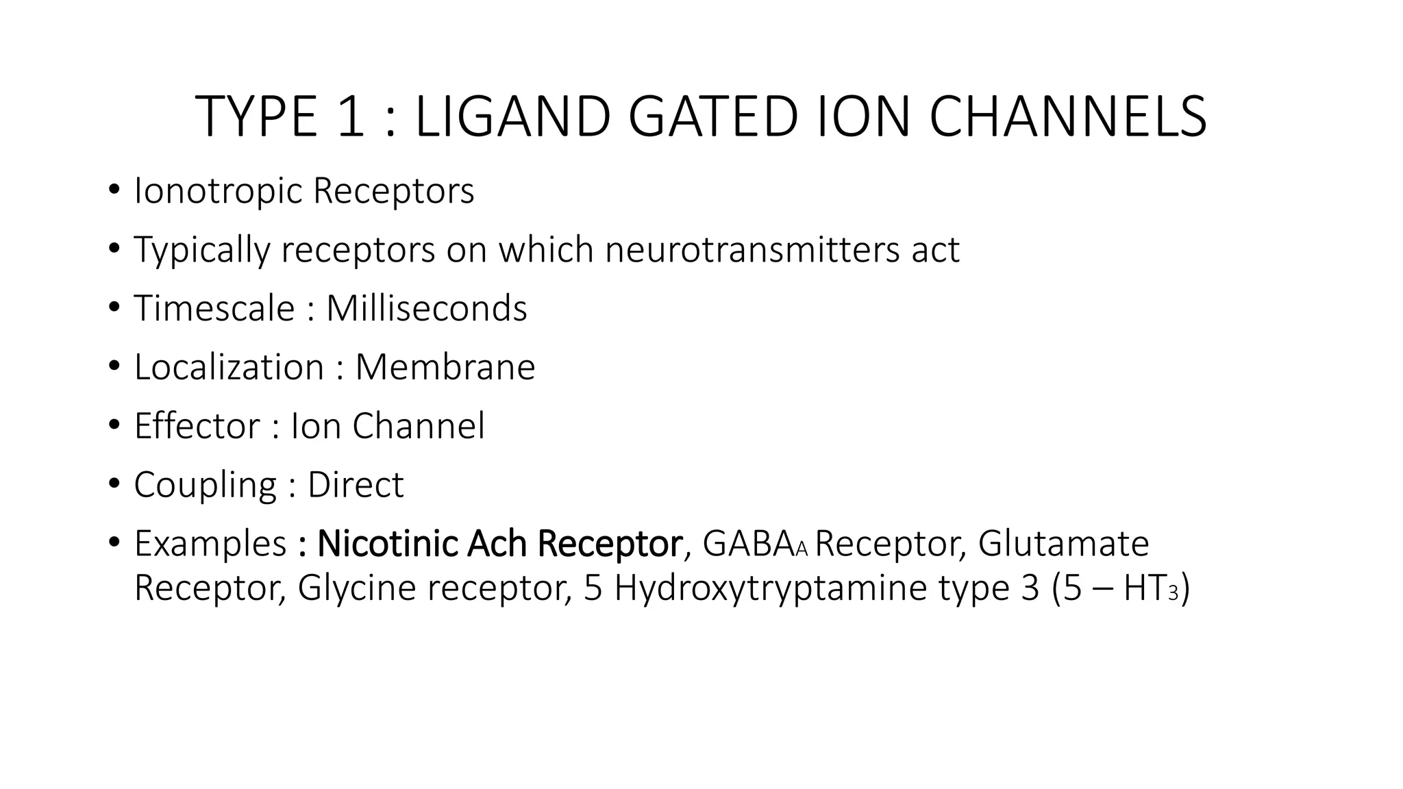 Types of receptors | PPTX