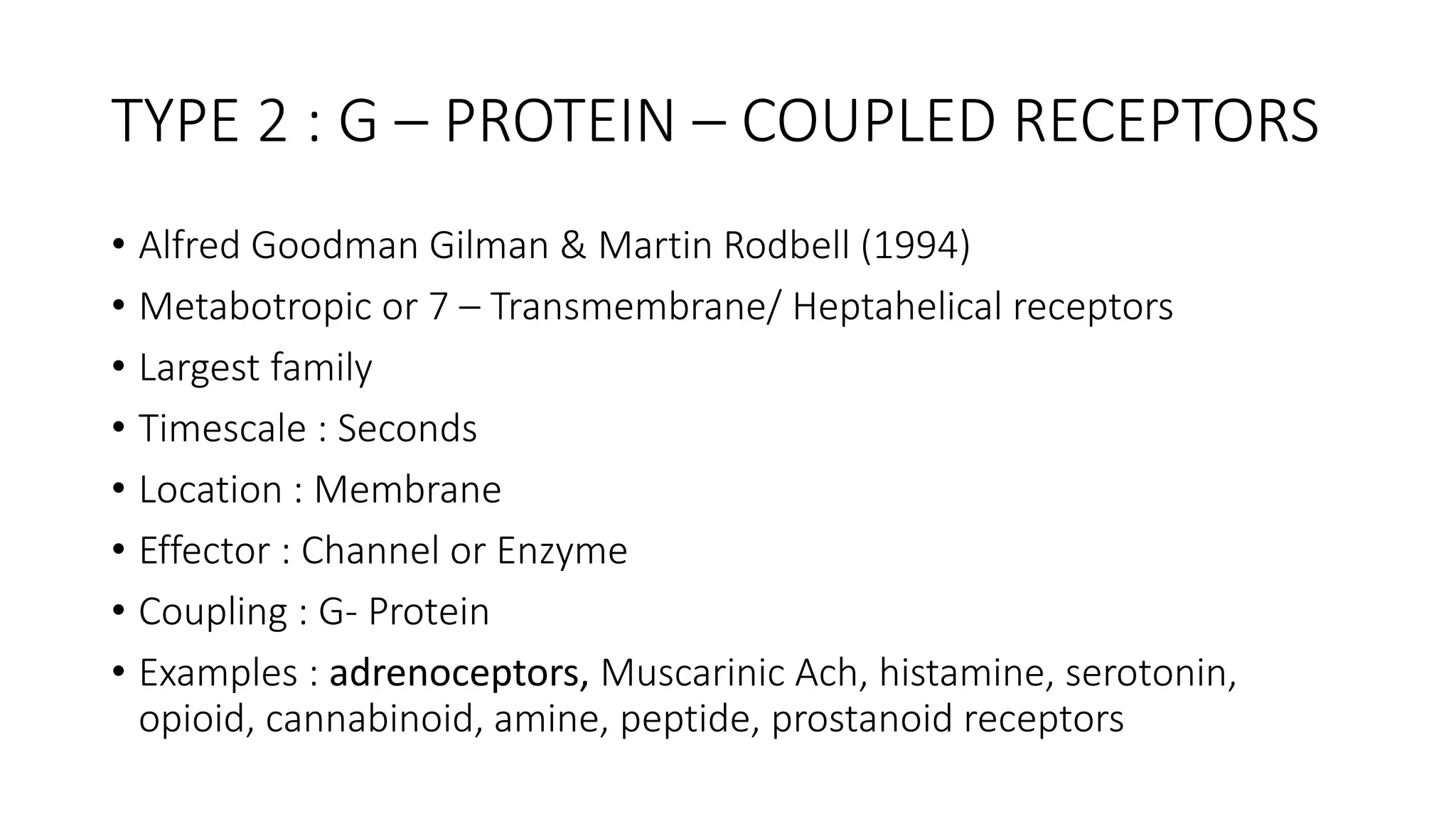Types of receptors | PPTX