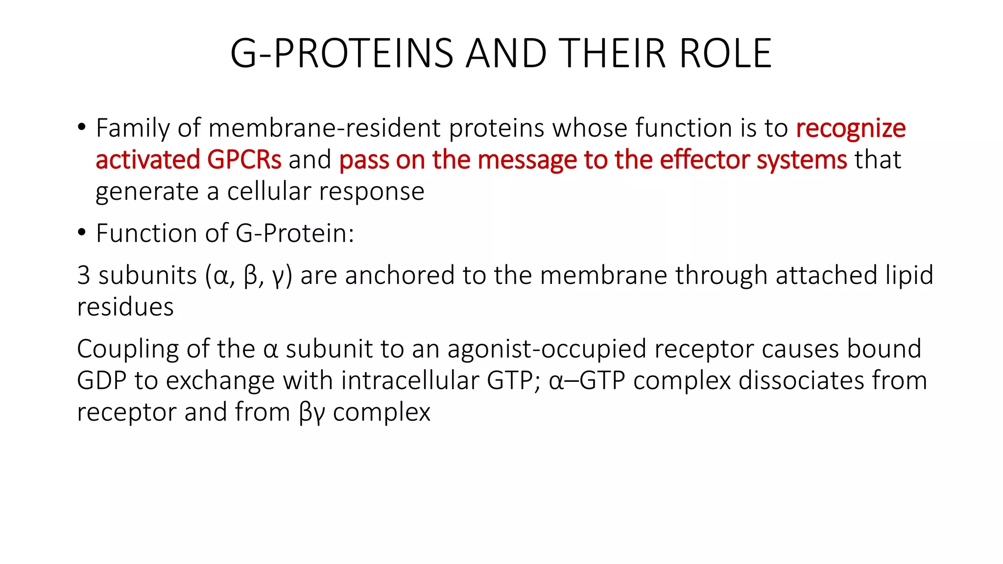 Types of receptors | PPTX
