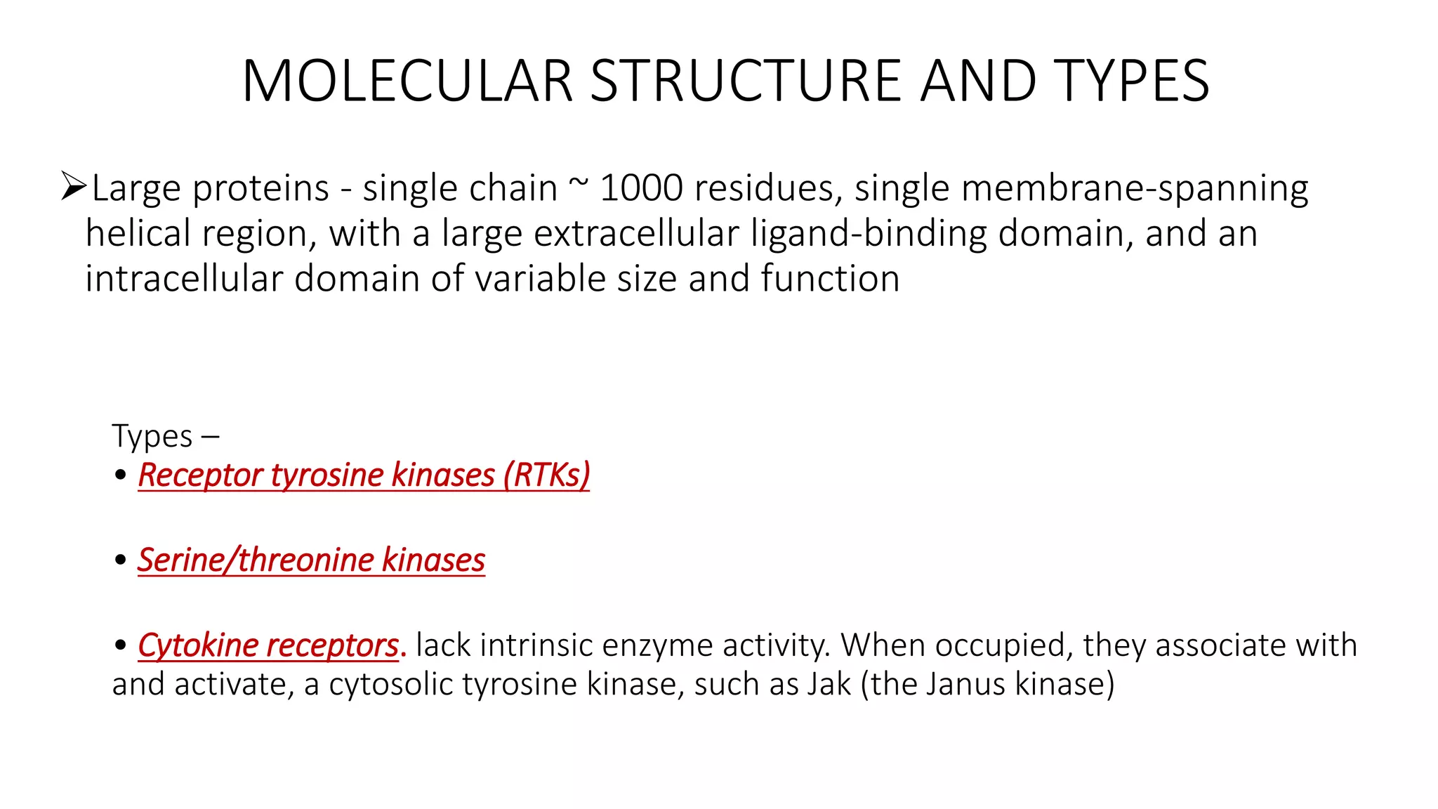 Types of receptors | PPTX