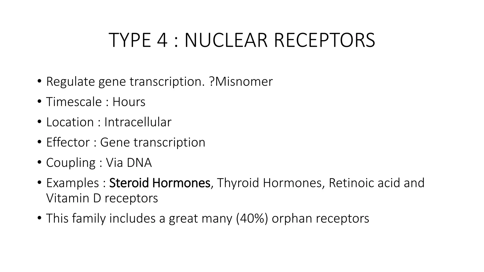 Types of receptors | PPTX