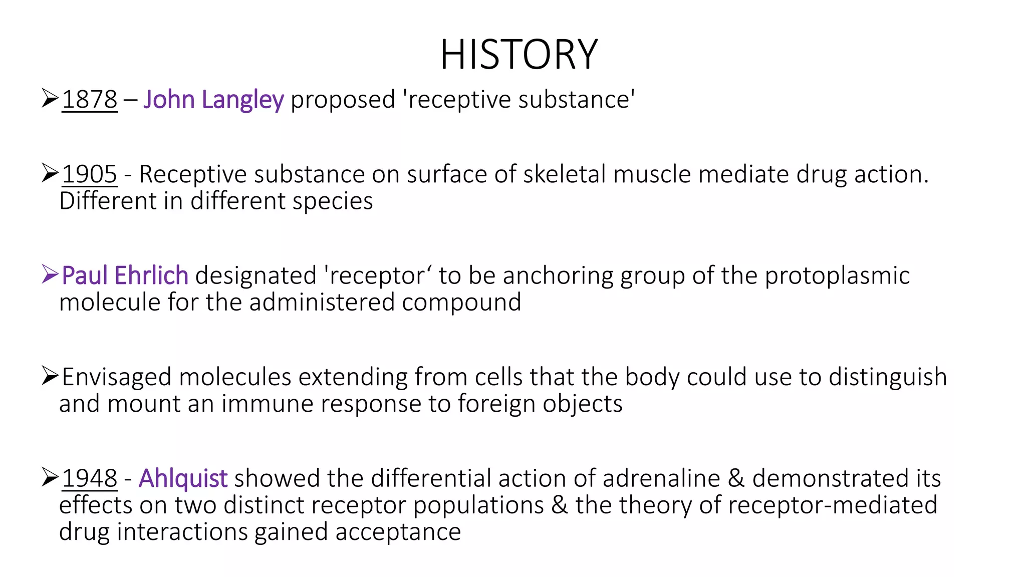Types of receptors | PPTX