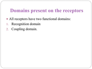 TYPES OF RECEPTORS | PDF