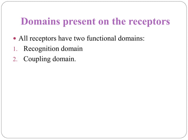 TYPES OF RECEPTORS | PPT