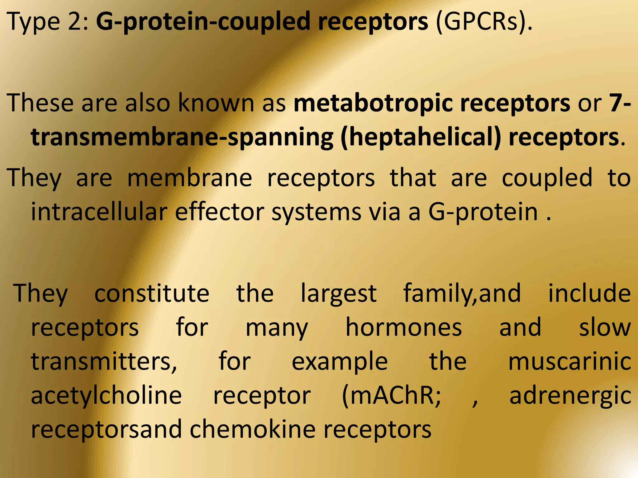 Types of receptor signal transduction pathways | PPTX