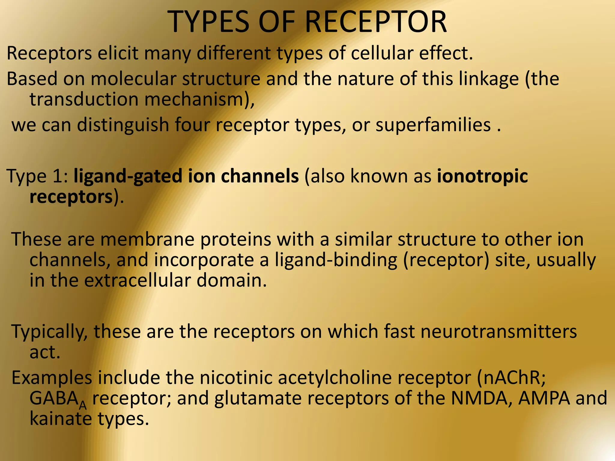 Types of receptor signal transduction pathways | PPTX