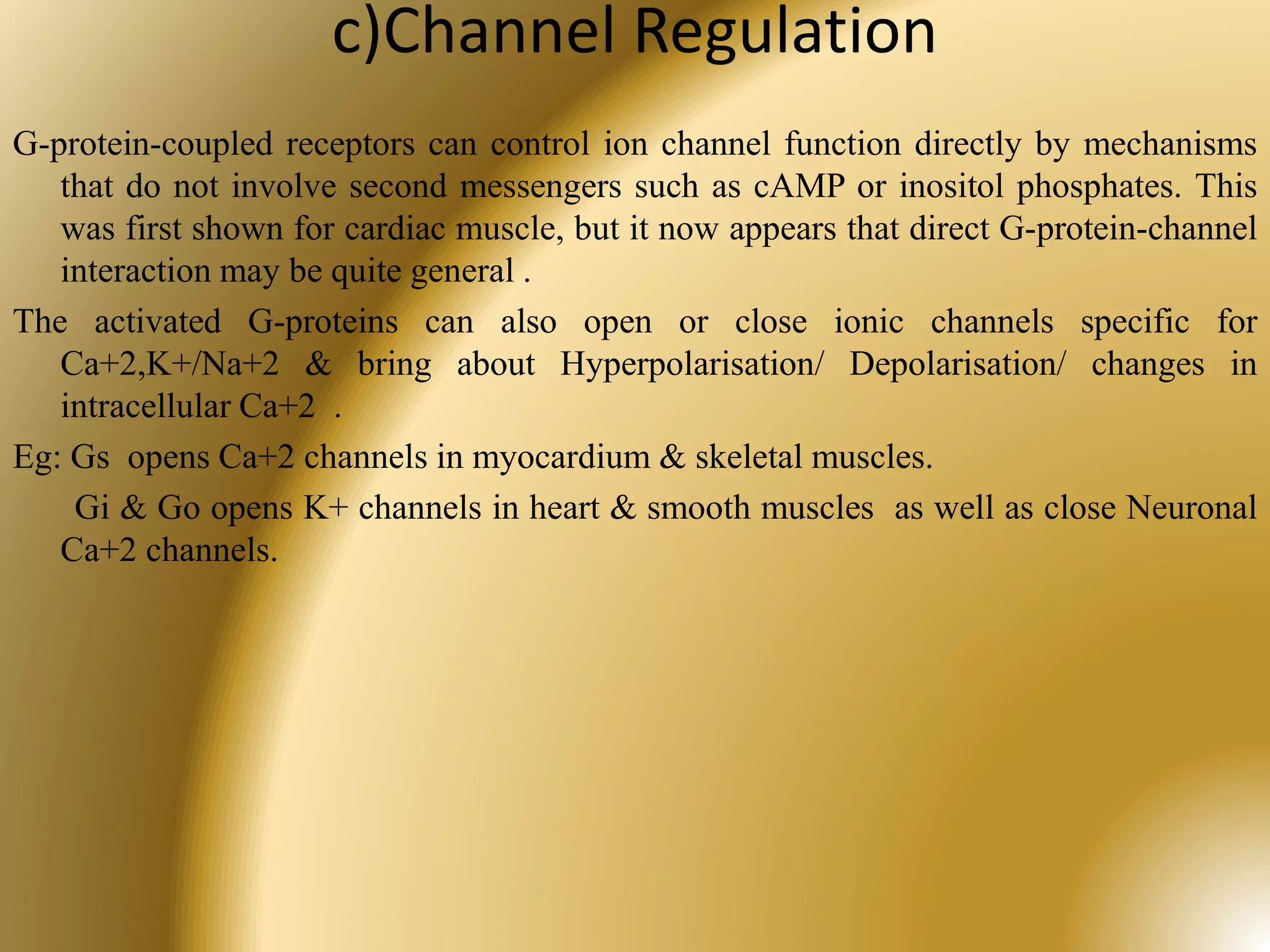Types of receptor signal transduction pathways | PPTX