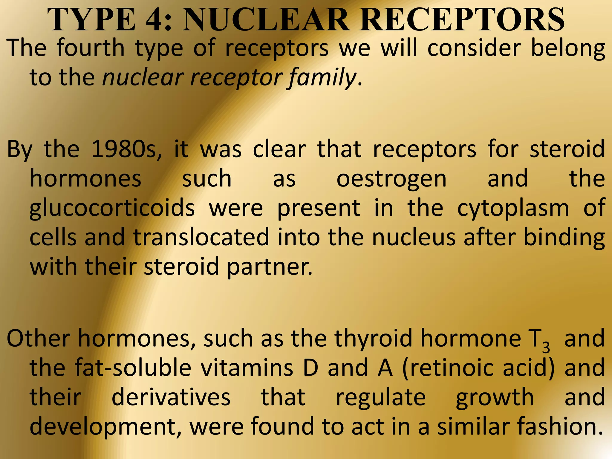 Types of receptor signal transduction pathways | PPTX