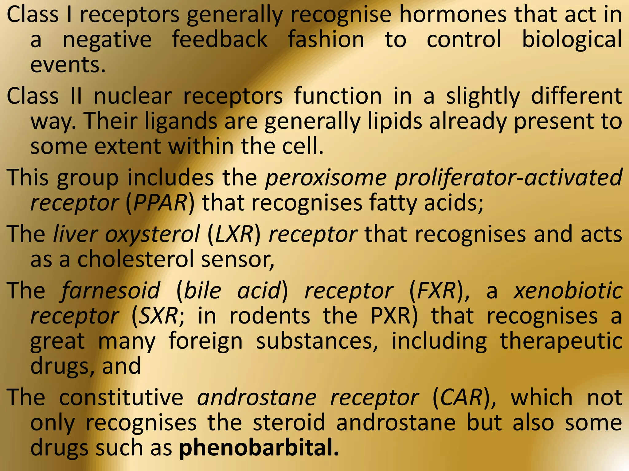 Types of receptor signal transduction pathways | PPTX