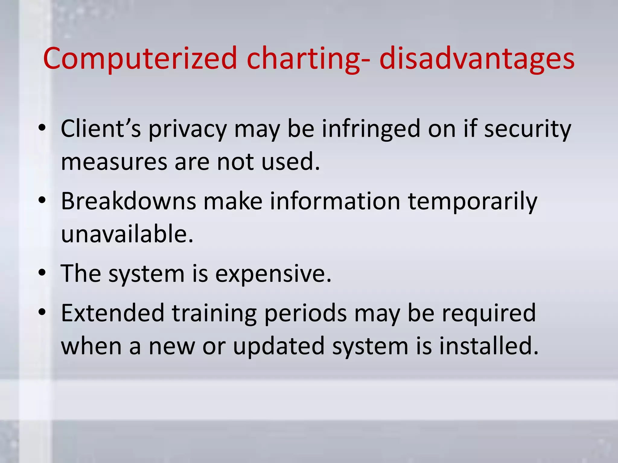 Types of records and common record keeping forms & computerized ...