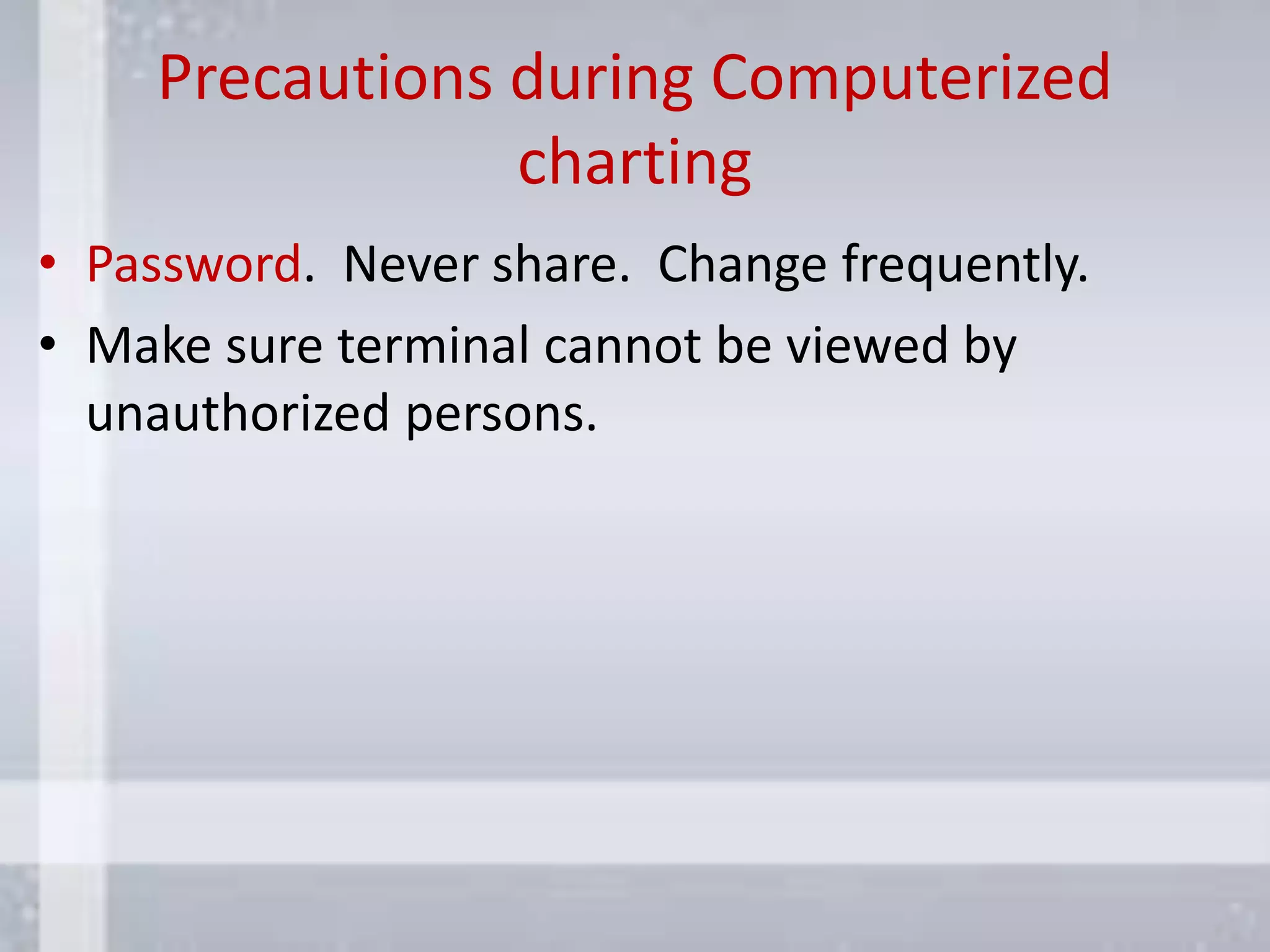 Types of records and common record keeping forms & computerized ...