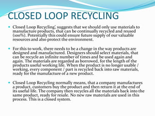 Types of recycling | PPTX