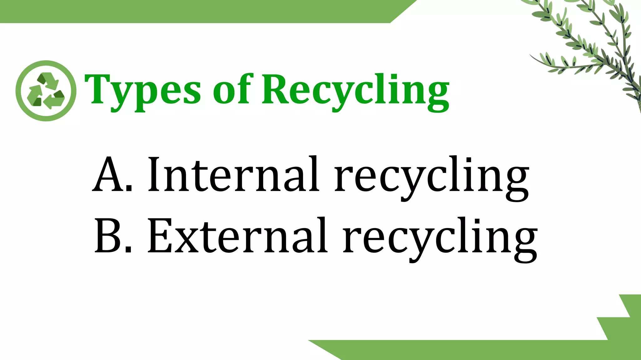 TYPES OF RECYCLING.pptx