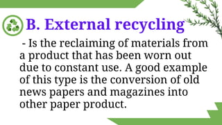 TYPES OF RECYCLING.pptx