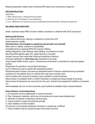 Types of refitting procedures | DOCX