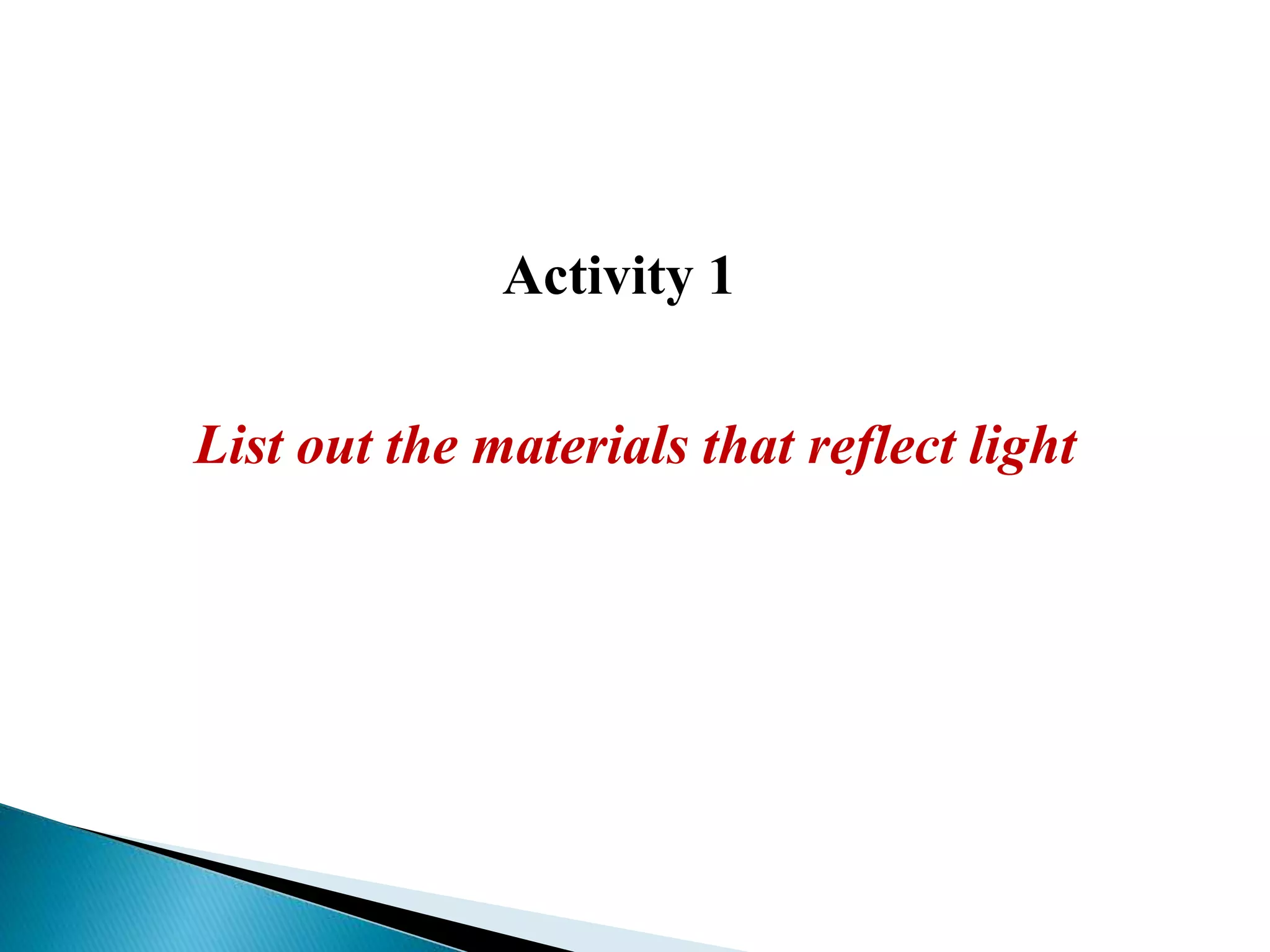 Types of reflection | PPTX