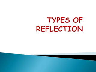 Types of reflection | PPTX