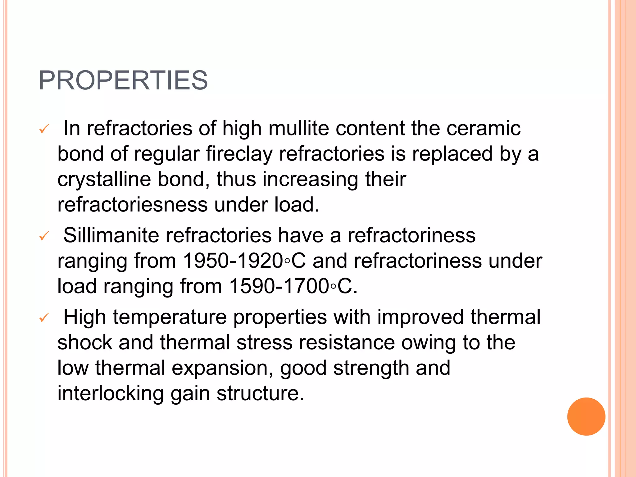 Types of refractories | PPTX