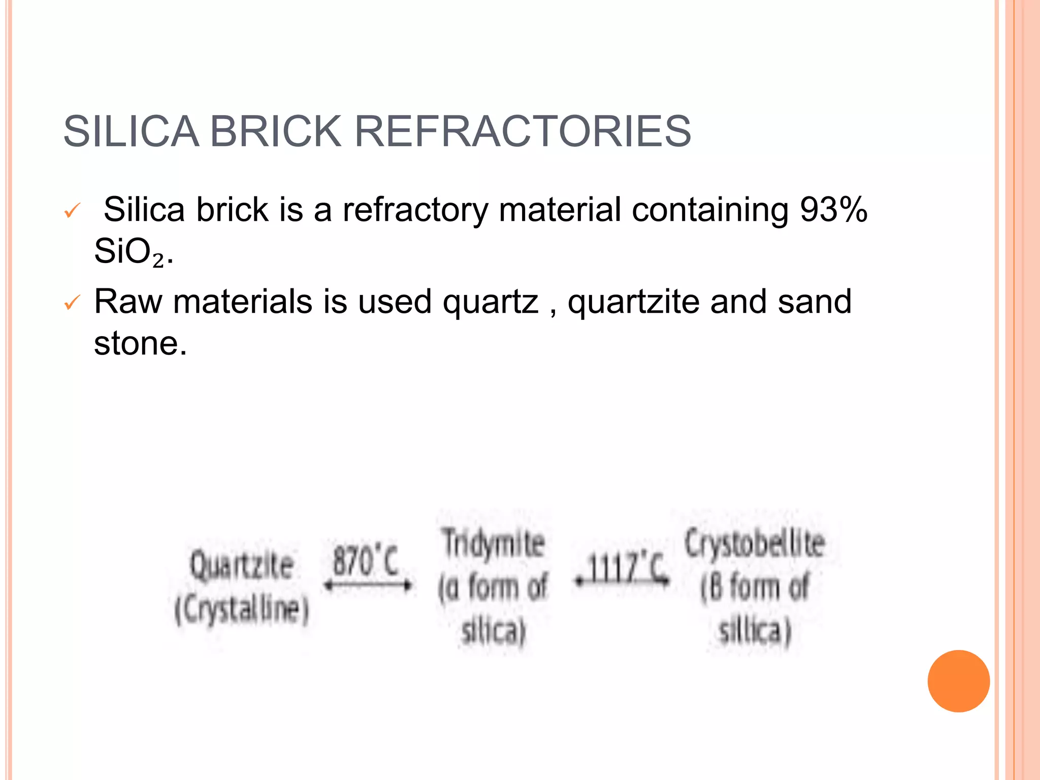 Types of refractories | PPTX