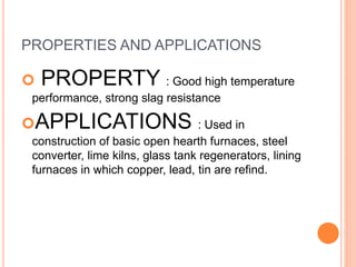 Types of refractories | PPTX