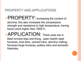 Types of refractories | PPTX