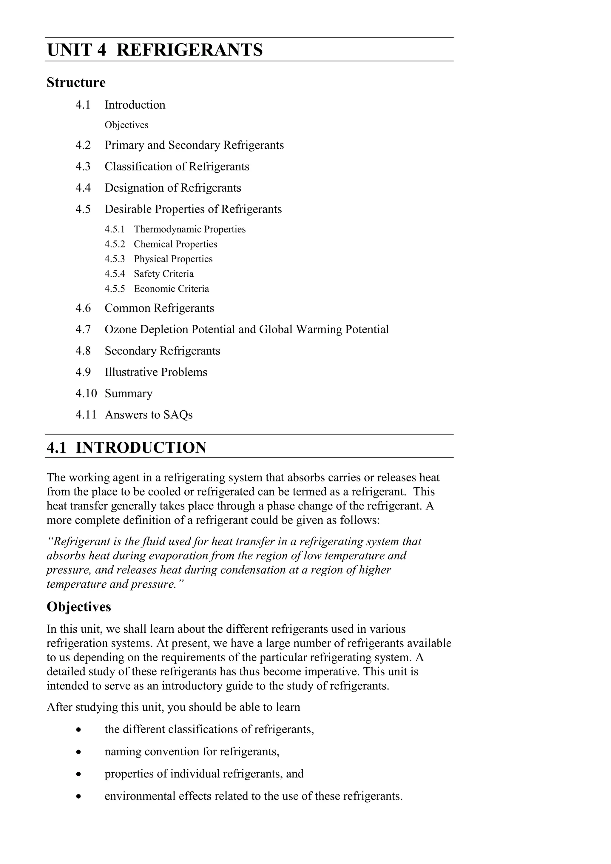 Types of Refrigerants | PDF