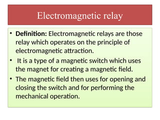 types of relay2.pptx my college pro .ject