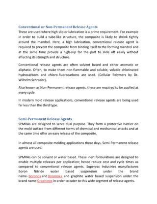 Types of release agents | PDF