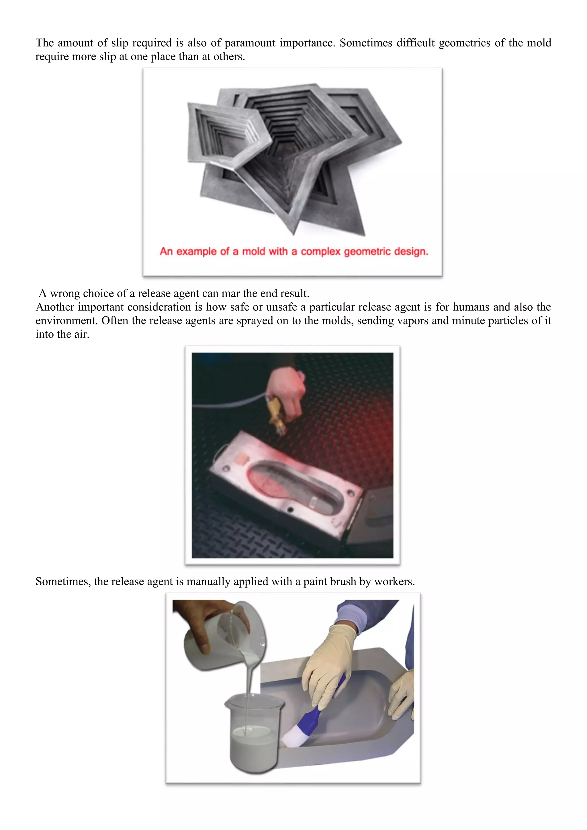 Types of release agents | PDF | Chemistry | Science