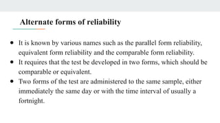 Types of reliability- research methedology.pptx